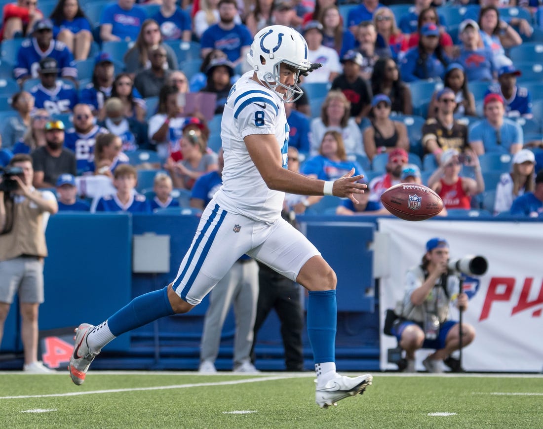 Reports: Colts fear P Rigoberto Sanchez tore Achilles - Field Level ...