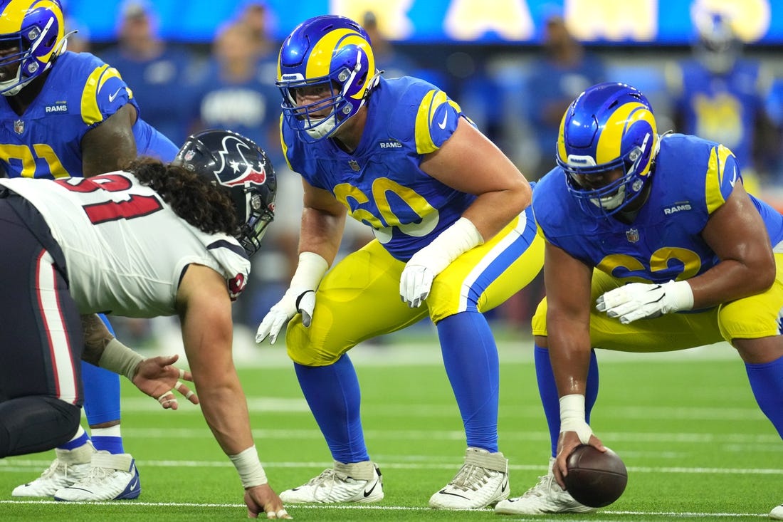 Rams G Logan Bruss (knee) to miss 2022 season - Field Level Media ...
