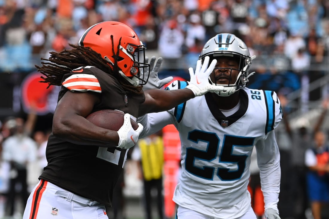 Browns turn back former QB Baker Mayfield, Panthers with late FG - Field Level Media ...