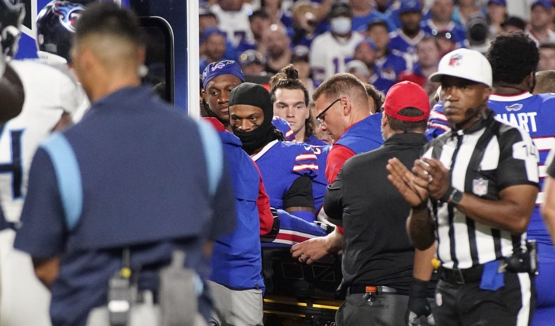 Bills' Dane Jackson sustains neck injury, exits in ambulance - Field ...