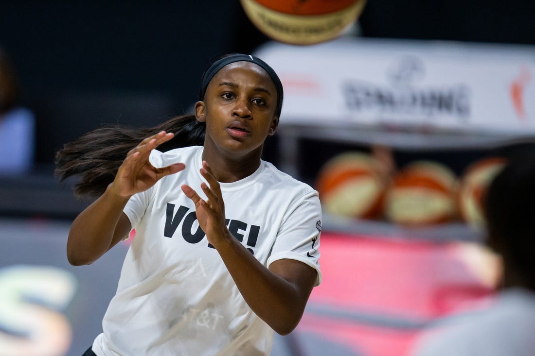 Aces G Jackie Young named WNBA Most Improved Player - Field Level Media - Professional sports ...