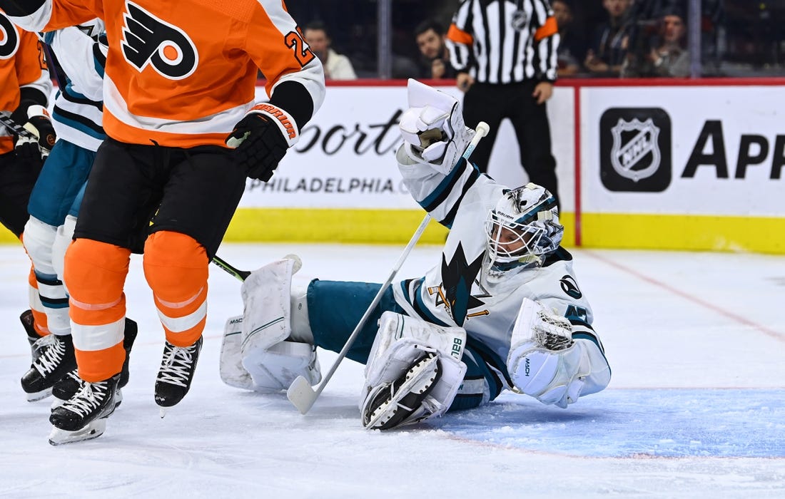 NHL roundup: James Reimer records shutout as Sharks blank Flyers ...