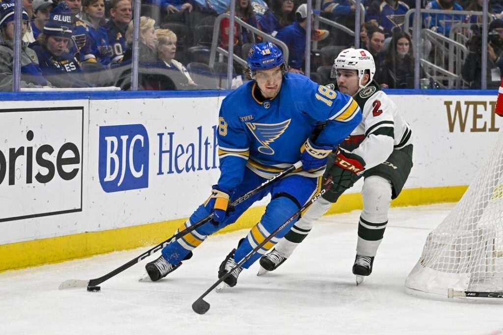 Short-handed Blues bid for more road success vs. Canadiens - Field ...