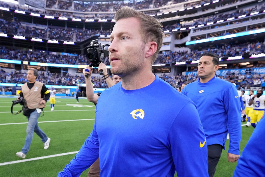 Report: Sean McVay mulls future as Rams coach - Field Level Media ...
