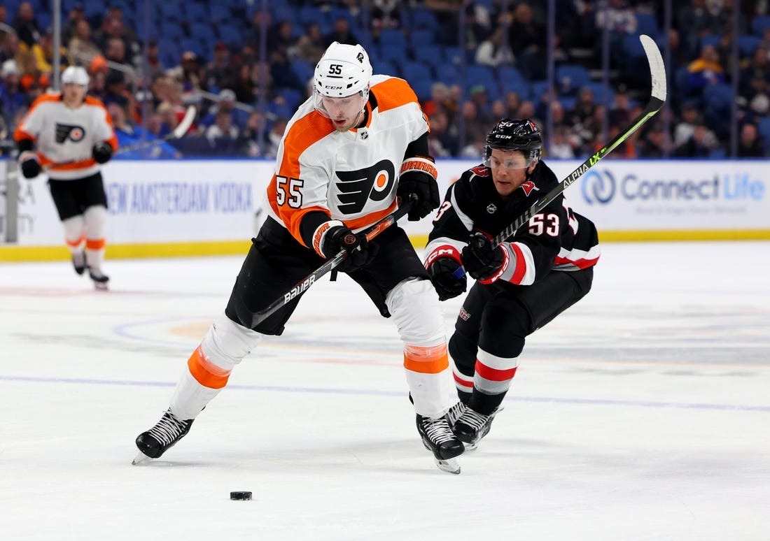 Samuel Ersson get first shutout as Flyers blank Sabres - Field Level ...