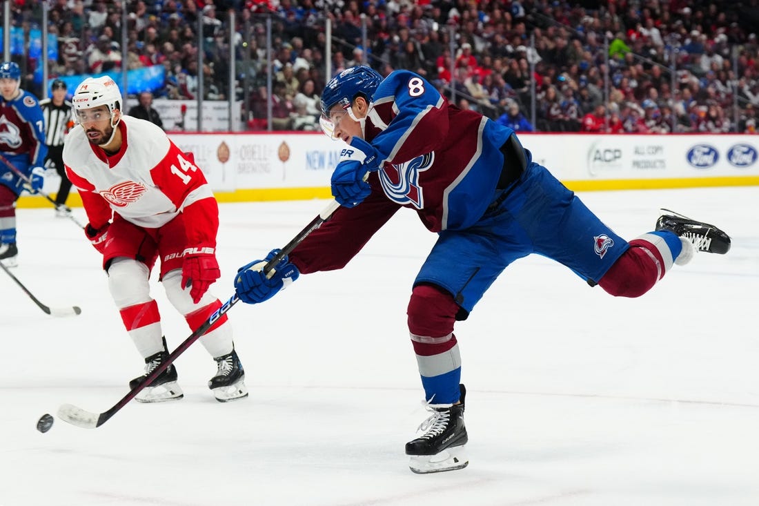 Nathan MacKinnon, Cale Makar help Avalanche rout Red Wings - Field ...