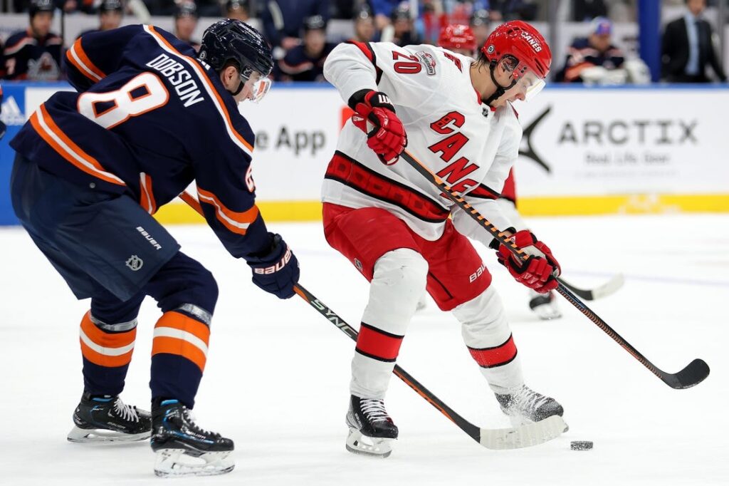 Canes drop Islanders behind hat trick from Sebastian Aho - Field Level ...