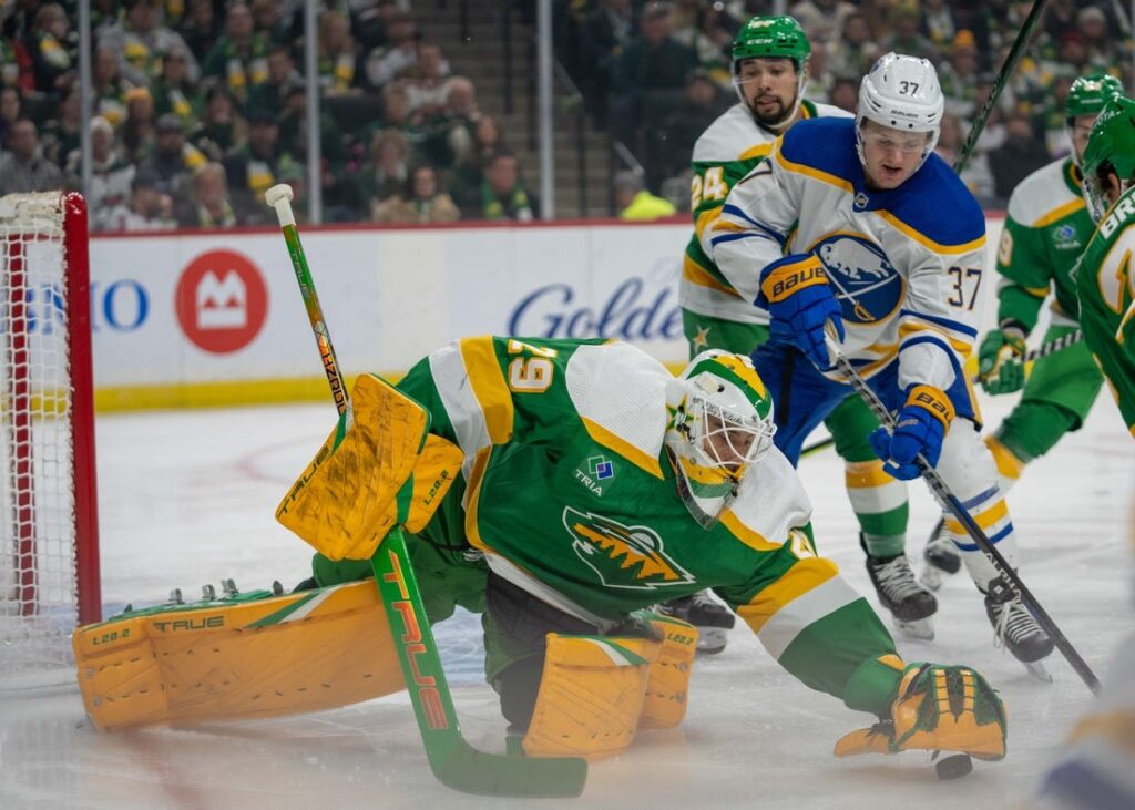 Marc-Andre Fleury, Wild stop Sabres in shootout - Field Level Media ...