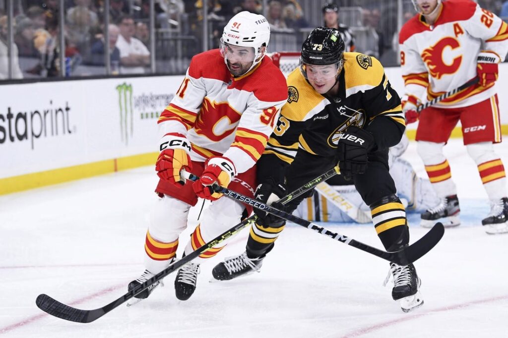 Flames go from one powerhouse to another, welcome Bruins - Field Level ...