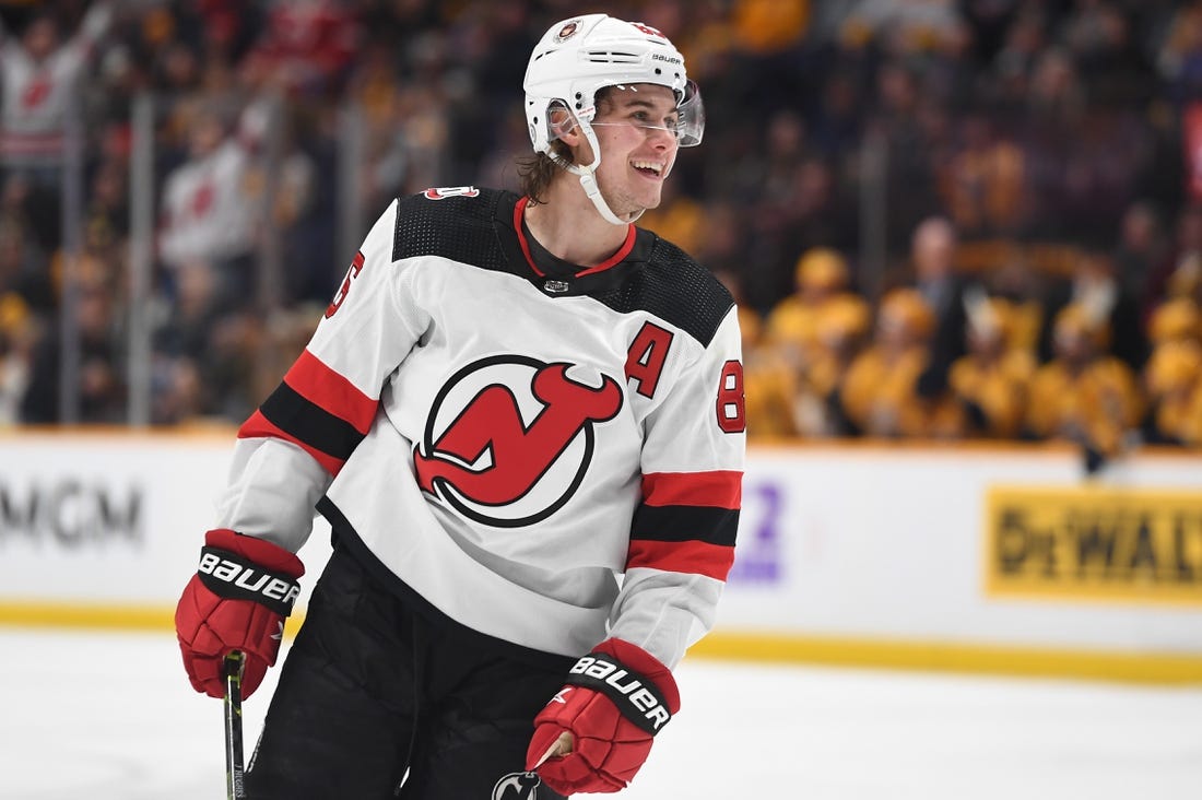 Devils star Jack Hughes (upper body) is week-to-week - Field Level ...