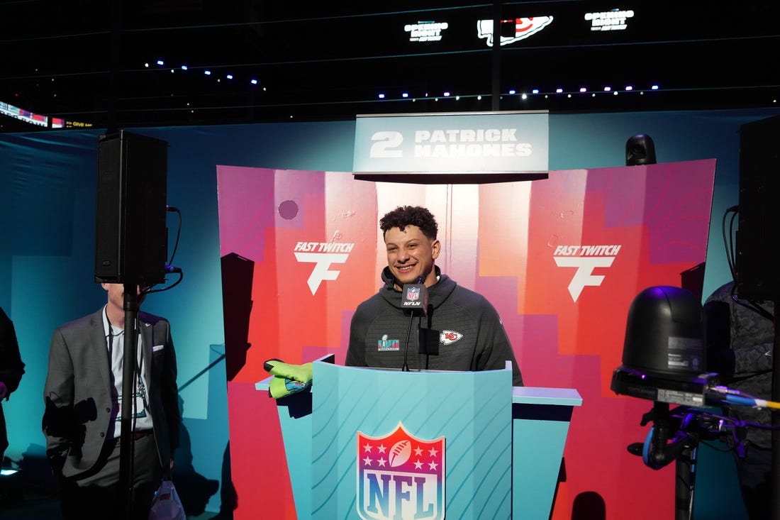 Patrick Mahomes cool, calm, collected ahead of 3rd Super Bowl - Field ...