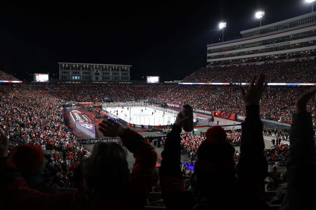 NHL roundup: Canes rout Caps in Stadium Series - Field Level Media ...