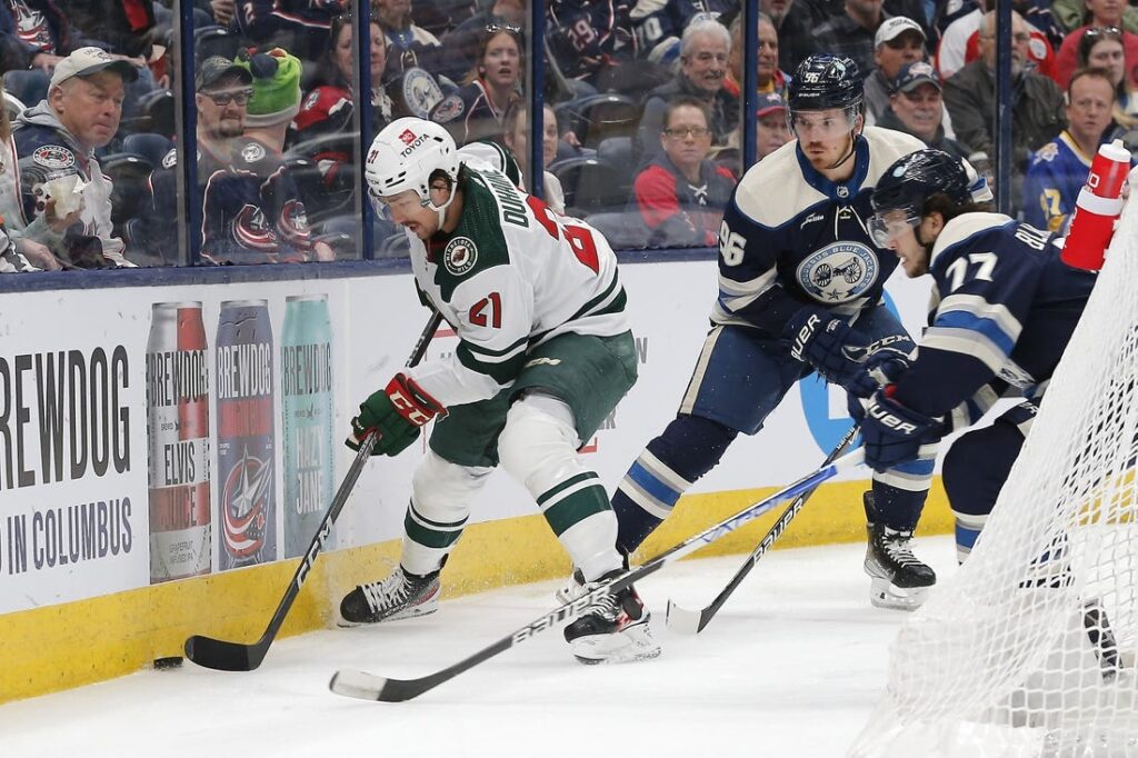 Marc-Andre Fleury, Wild shut out Blue Jackets - Field Level Media ...