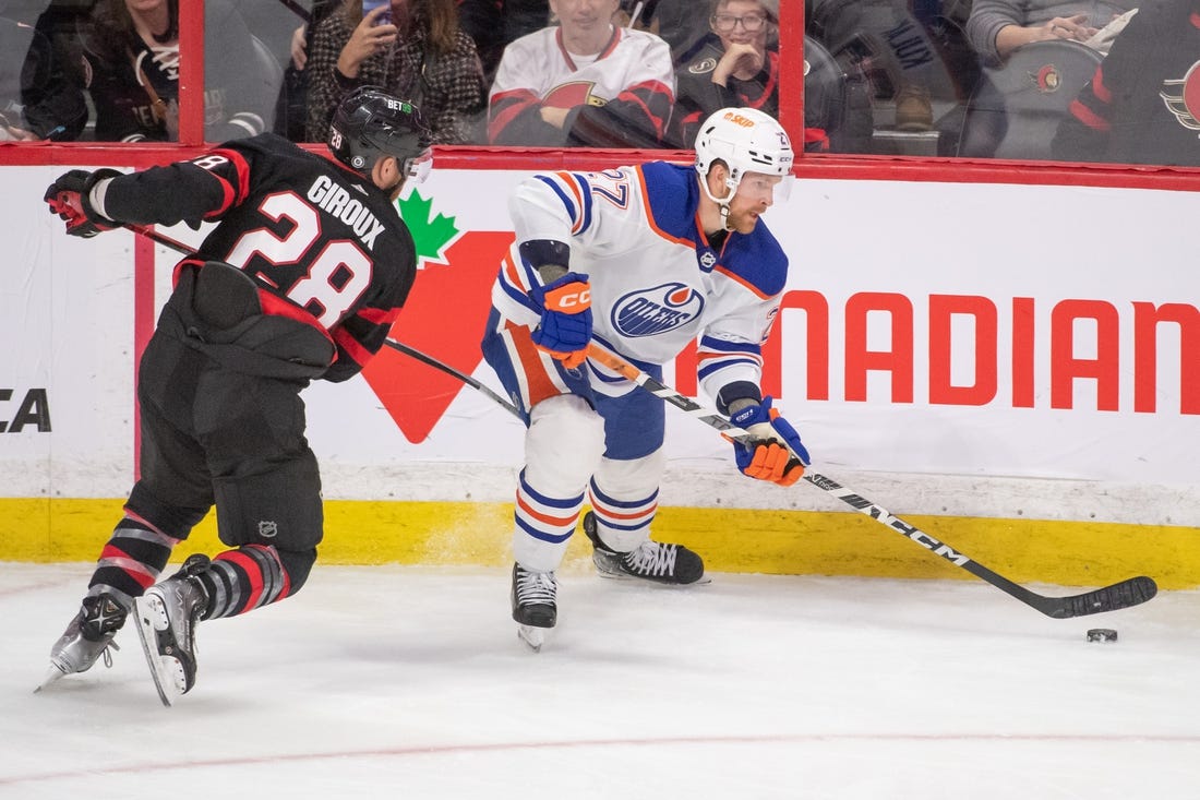Senators continue playoff push by visiting Oilers - Field Level Media ...