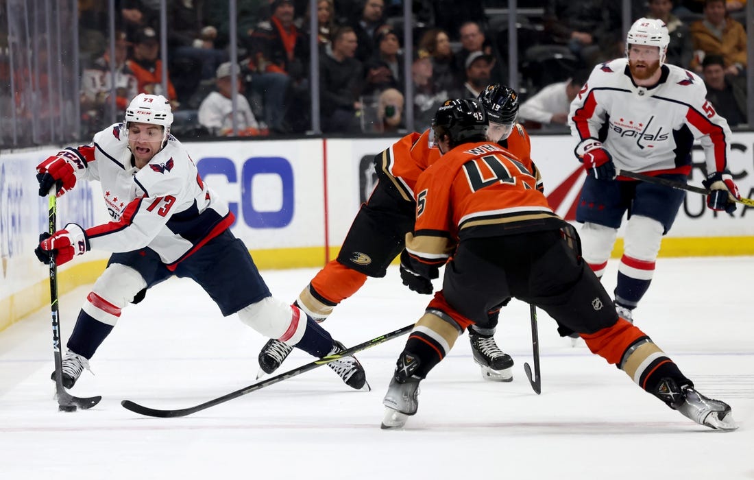 Tom Wilson's OT goal propels Capitals past Ducks - Field Level Media ...