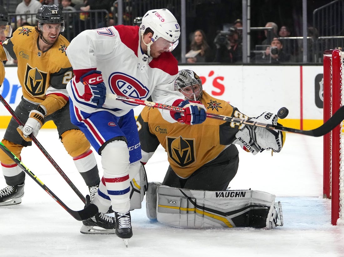 Jonathan Quick defeats Canadiens in Knights debut - Field Level Media ...