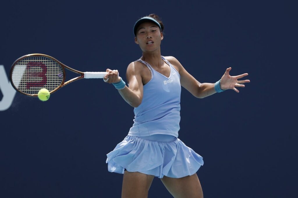 WTA roundup: Qinwen Zheng opens with 6-0, 6-0 win in Palermo - Field ...