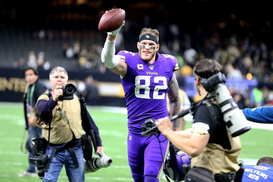 Pro Bowl TE Kyle Rudolph retires after 12 seasons - Field Level Media ...