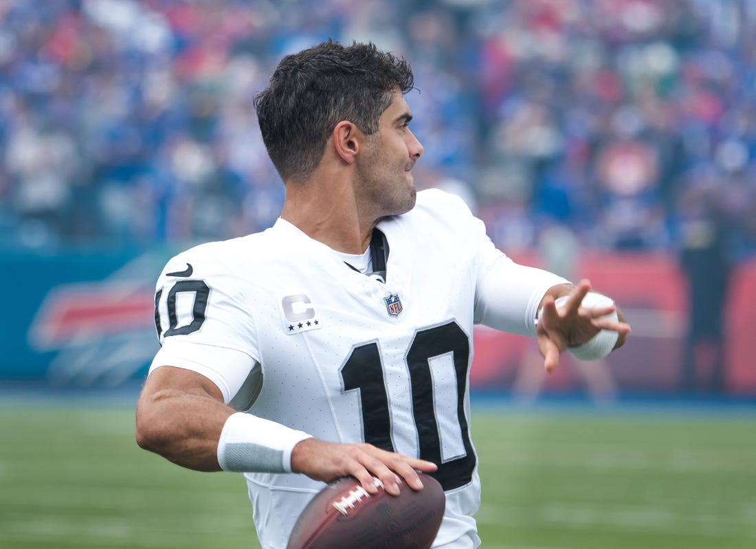 Raiders QB Jimmy Garoppolo still in concussion protocol - Field Level ...
