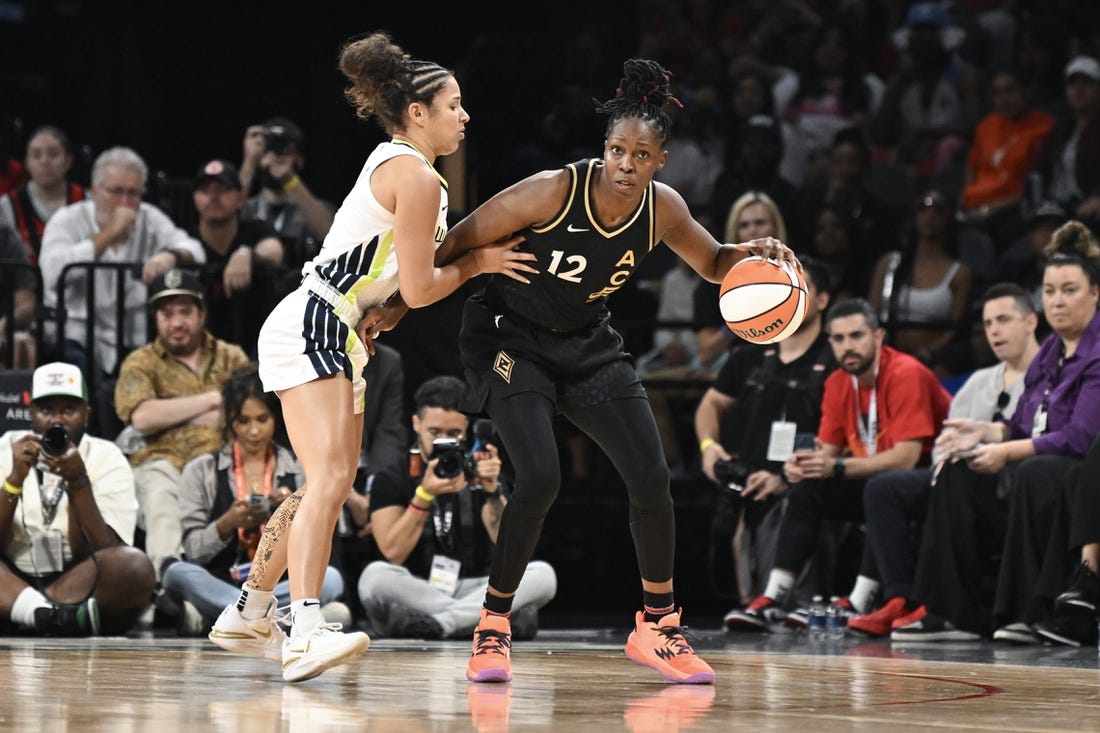 A'ja Wilson paces Aces to 2-0 lead over Wings - Field Level Media - Professional sports content ...