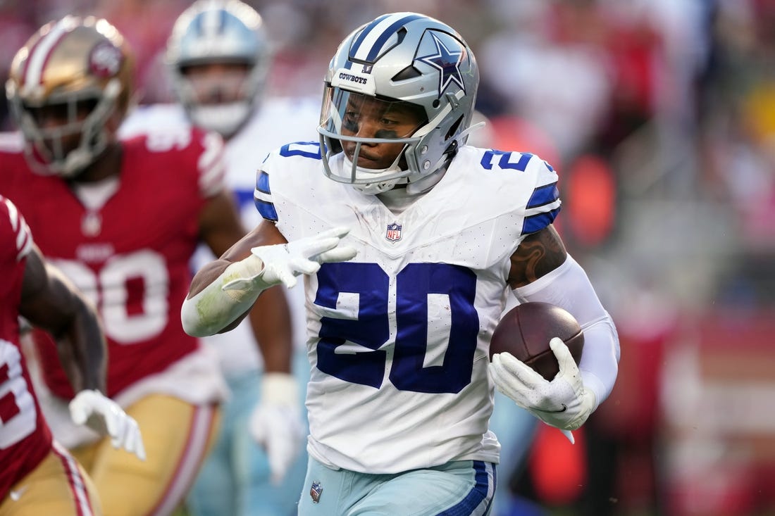 Cowboys RB Tony Pollard (shoulder) set to play vs. Chargers - Field ...