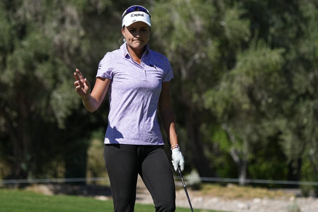 Lexi Thompson shoots 1 over before play suspended at Shriners Open ...