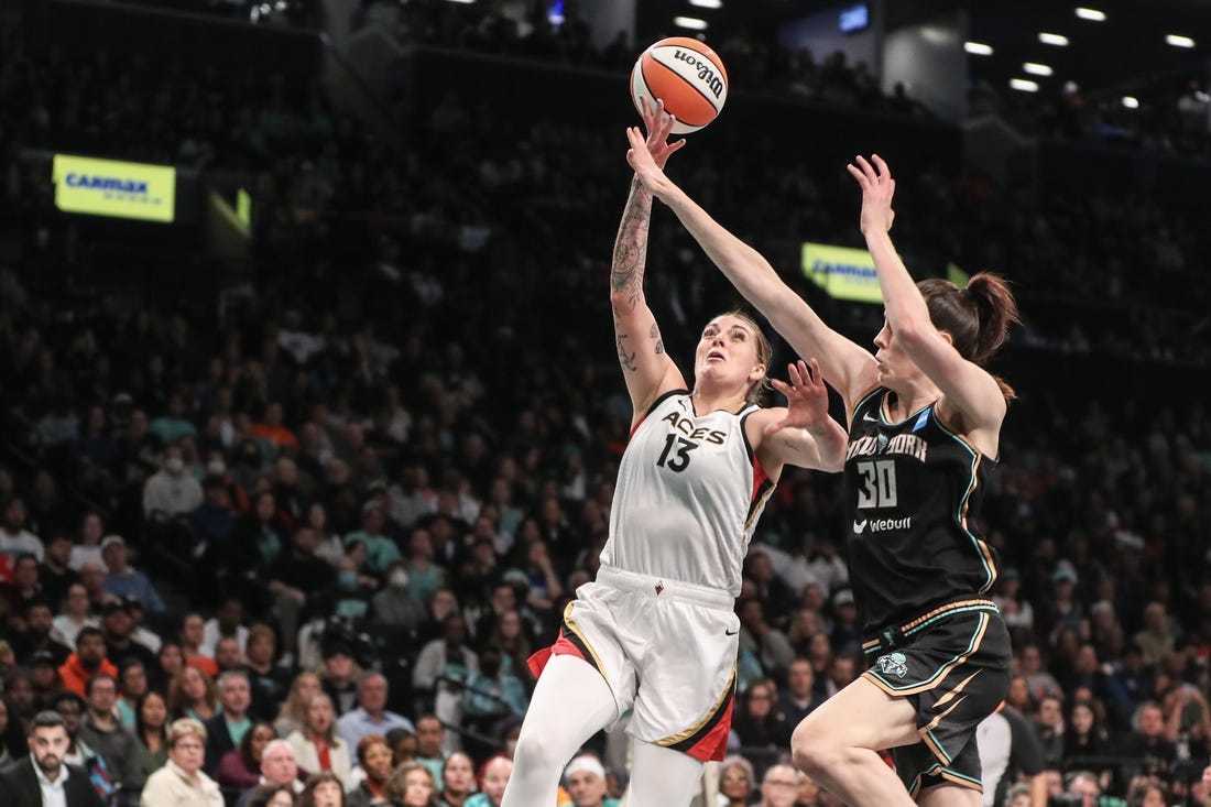 Aces slide by Liberty, win 2nd straight WNBA title - Field Level Media - Professional sports ...