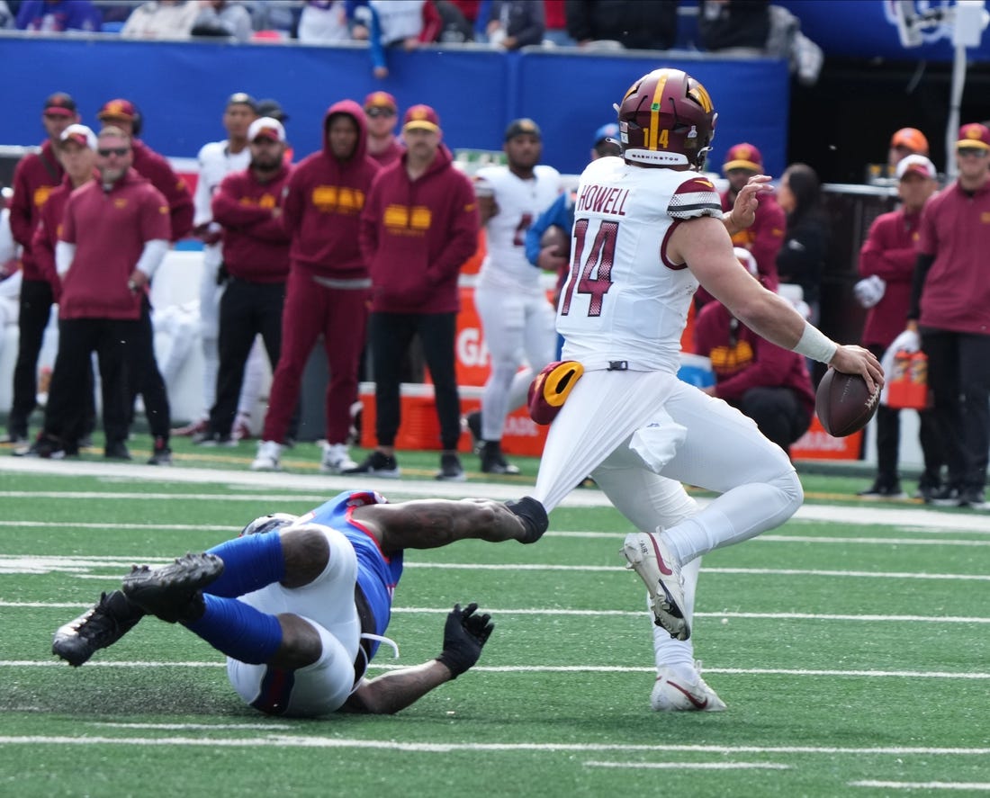 Commanders' Ron Rivera sticking with QB Sam Howell - Field Level Media - Professional sports ...