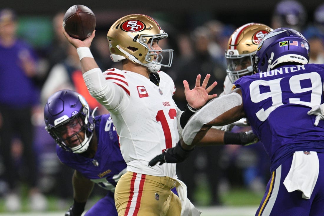 49ers QB Brock Purdy clears concussion protocol - Field Level Media ...