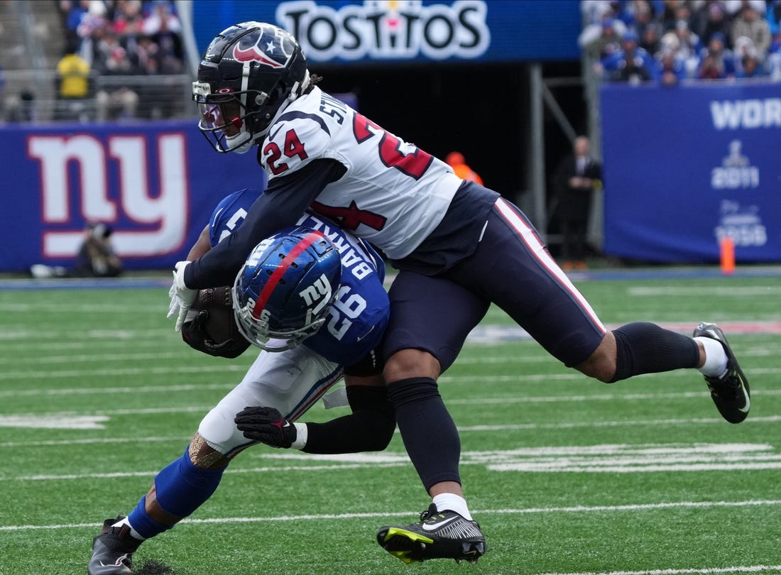 Report: Texans to activate CB Derek Stingley - Field Level Media - Professional sports content ...