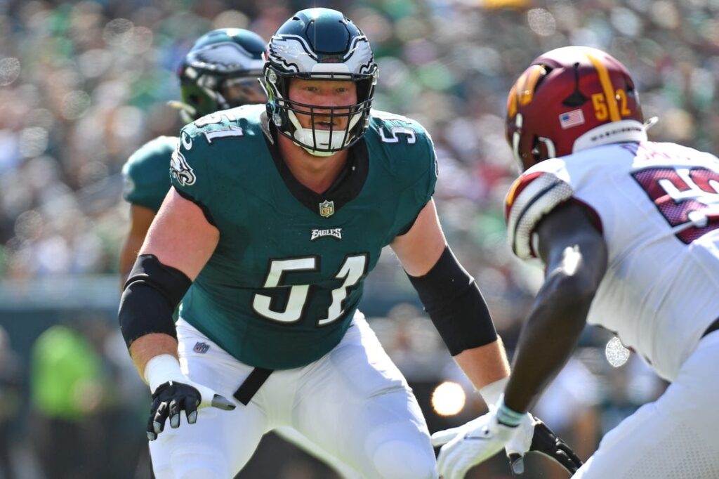 Eagles open practice window for OL Cam Jurgens - Field Level Media - Professional sports content ...
