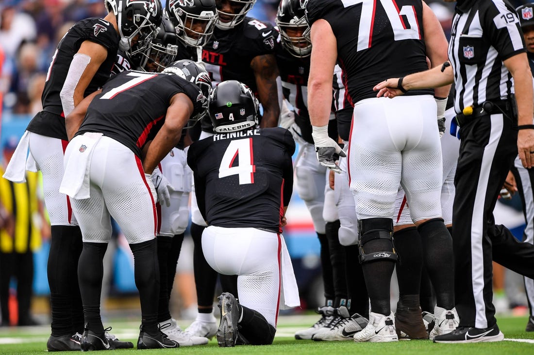 Falcons bench QB Desmond Ridder, Taylor Heinicke to start - Field Level ...