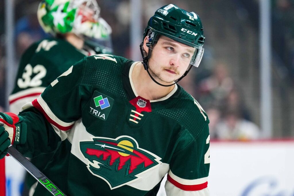 Sharks acquire D Calen Addison from Wild - Field Level Media ...