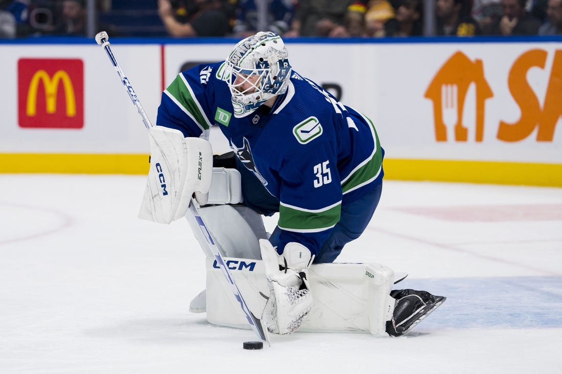 Thatcher Demko, Canucks baffle Stars - Field Level Media - Professional ...