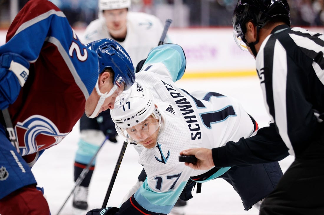 Kraken place C Jaden Schwartz (lower body) on IR - Field Level Media ...