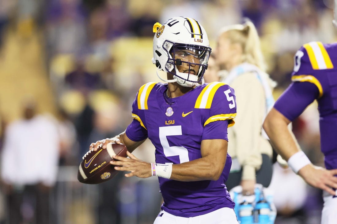 LSU's Jayden Daniels jumps into Heisman driver's seat - Field Level ...