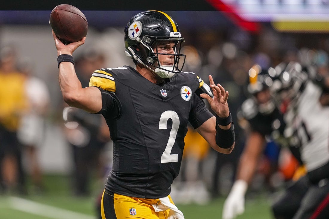 Steelers QB3 Mason Rudolph to start; Kenny Pickett has 'chance' to play ...