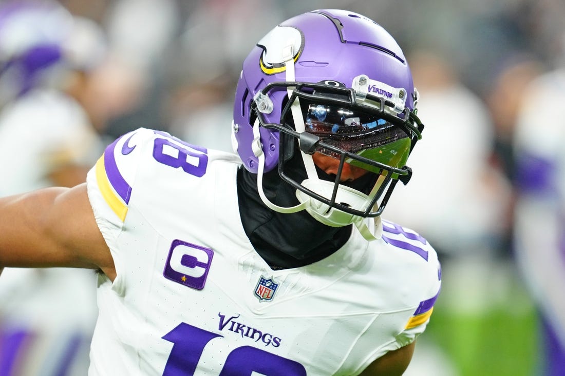 Vikings WR Justin Jefferson says he's playing Sunday - Field Level Media - Professional sports ...