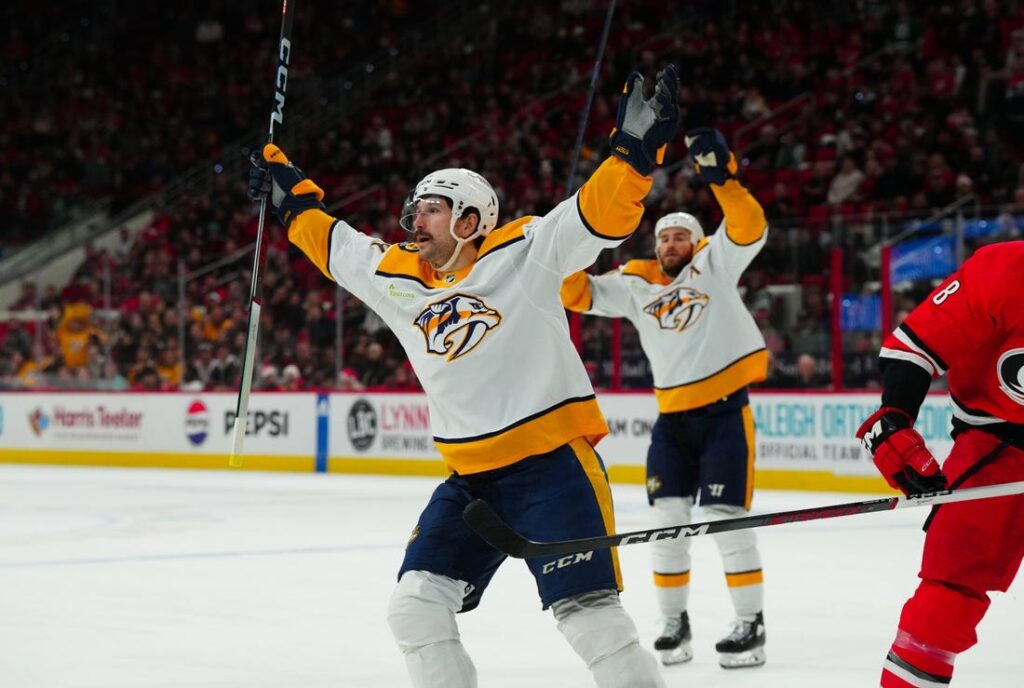 Filip Forsberg scores 2nd straight OT goal to lift Preds - Field Level Media - Professional ...