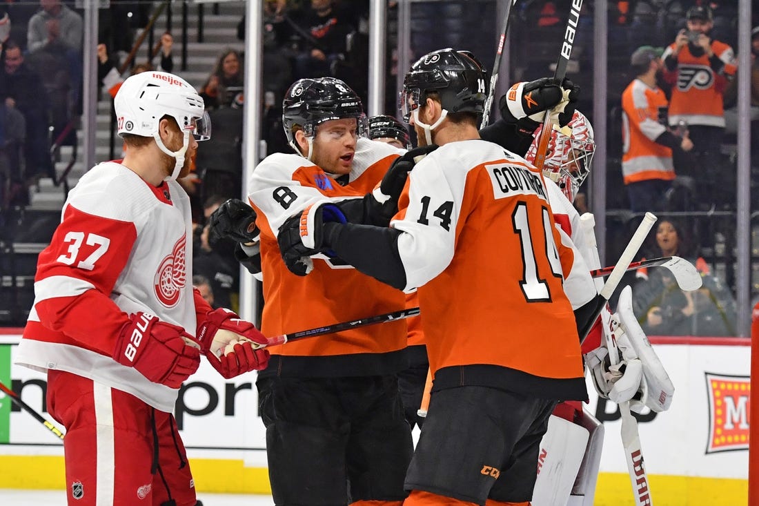 Surprising Flyers try to stay hot, visit rival Devils - Field Level ...
