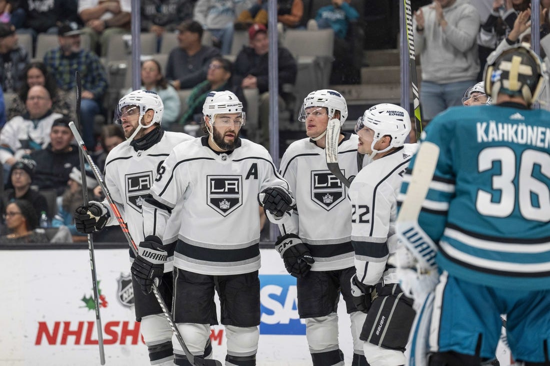 David Rittich shuts down Sharks in Kings debut - Field Level Media ...