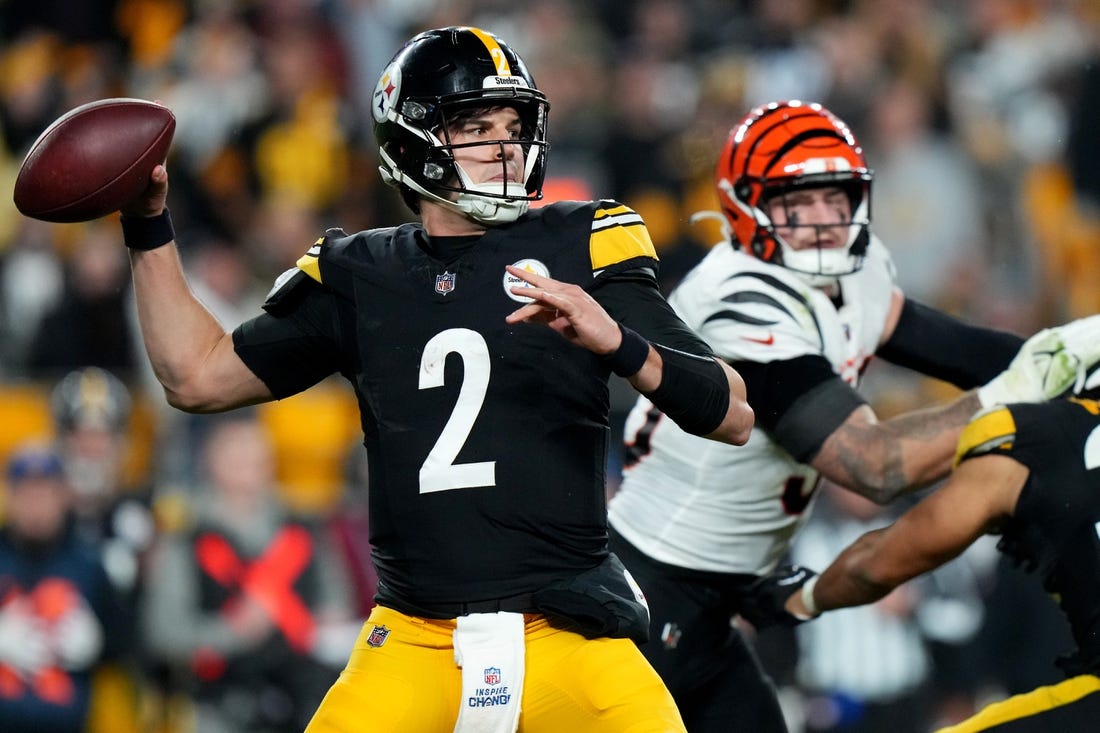 Steelers stick with Mason Rudolph over healthy Kenny Pickett - Field ...