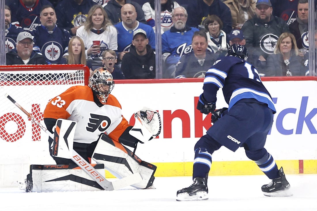Flyers end Jets' franchise-record 8-game win streak - Field Level Media ...