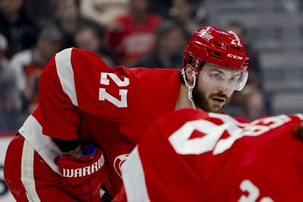 Red Wings F Michael Rasmussen signs 4-year, $12.8M extension - Field ...