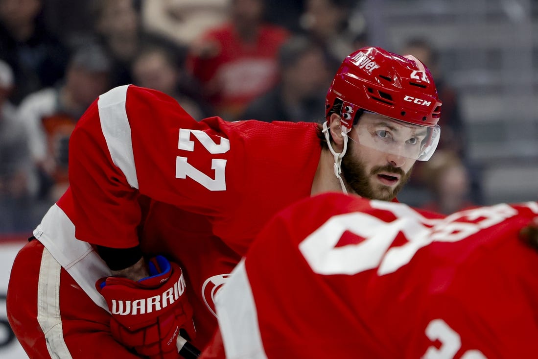 Red Wings F Michael Rasmussen signs 4-year, $12.8M extension - Field ...