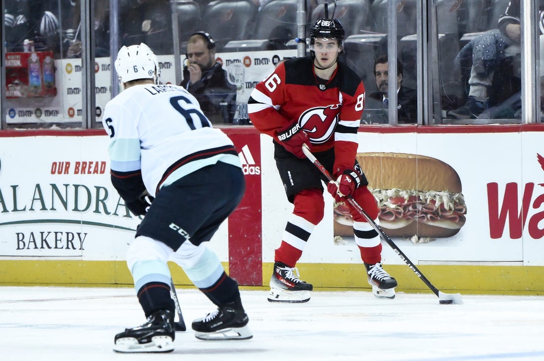 Tyler Toffoli, Devils add to Kraken's losing streak - Field Level Media ...