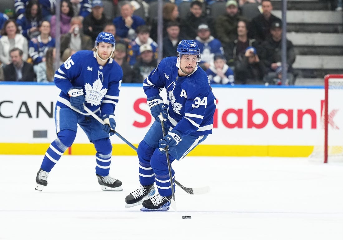Auston Matthews gets another hat trick as Leafs crush Ducks - Field ...