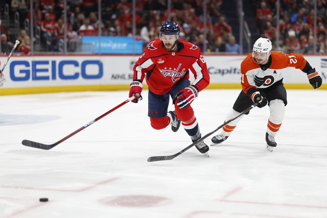 Capitals rally with five straight goals to beat Flyers - Field Level ...