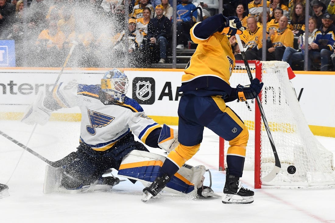 Filip Forsberg helps Predators top Blues to end skid - Field Level ...