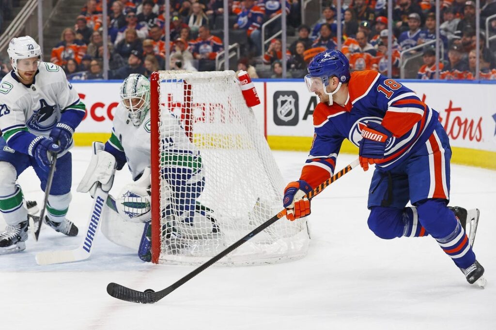 Looking to finish home schedule strong, Oilers face Sharks - Field ...